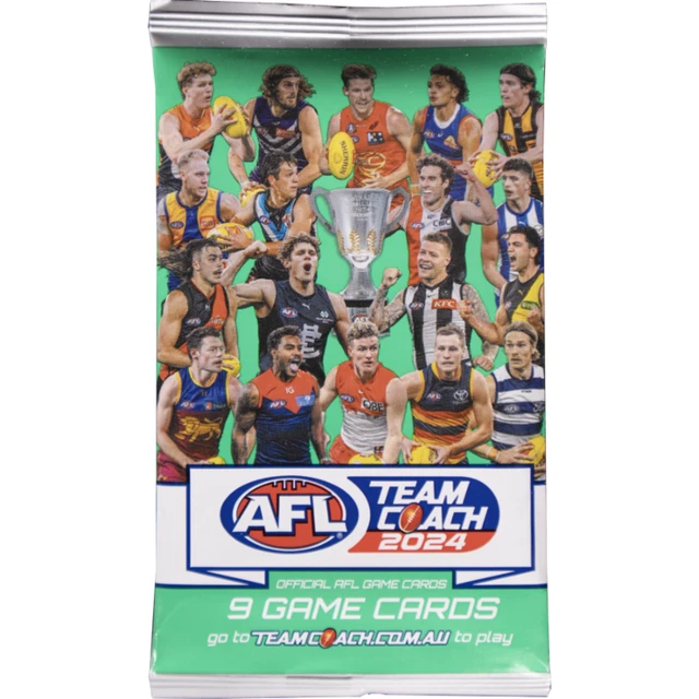 AFL FOOTBALL - 2024 TeamCoach Footy Trading Cards Box (Display of 36 ...
