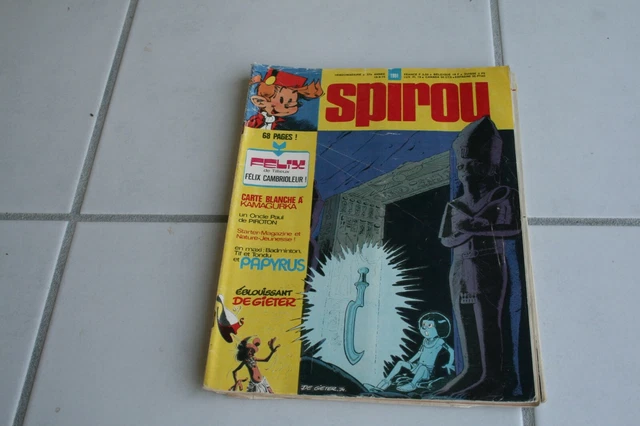 MAGAZINE SPIROU 1901 de 1974 papyrus supplement felix tillieux EUR 1,00 - PicClick FR