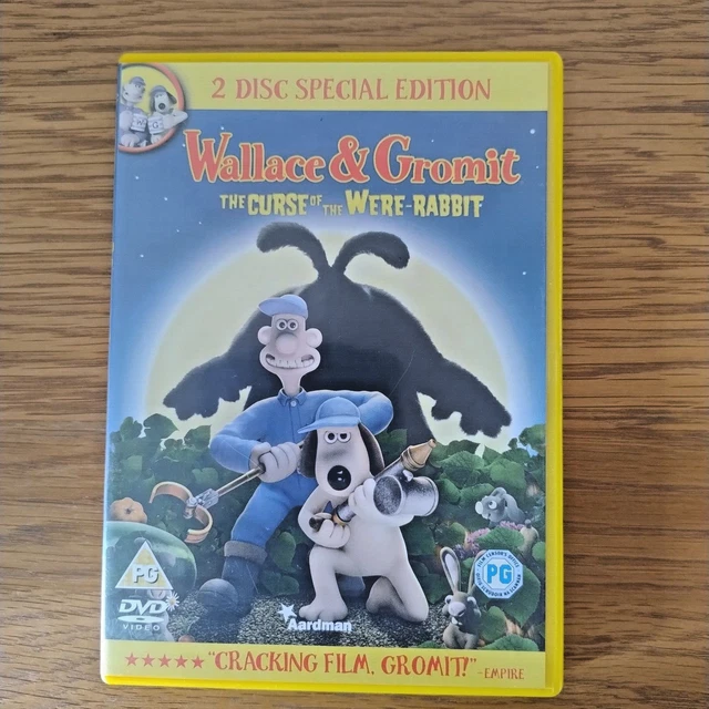 WALLACE AND GROMIT The Curse Of The Were Rabbit DVD 2 Discs Family ...