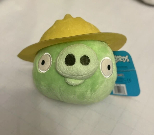ANGRY BIRDS CONSTRUCTION Hat Bad Piggies Pig Plush 2011 Commonwealth ...