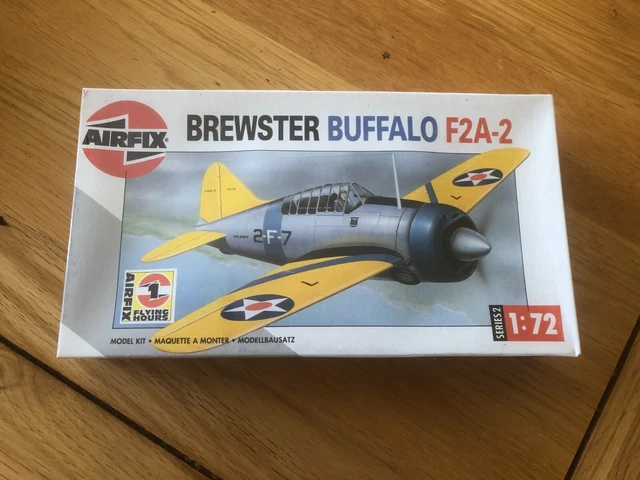 AIRFIX 02050 BREWSTER BUFFALO F2A-2 1:72 Scale Plastic Model Aircraft ...