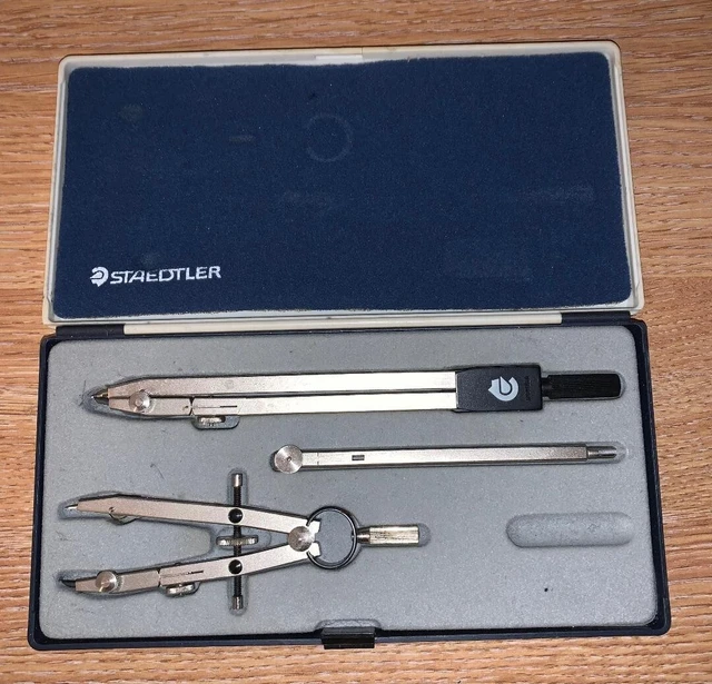 VINTAGE STAEDTLER DRAFTING Drawing Set SS2 £25.00 - PicClick UK