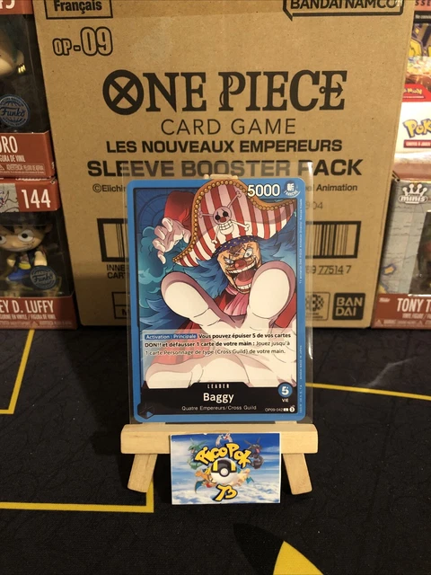 ONE PIECE CARD Game Carte Francaise Baggy Op09-042 L Leader Fr Mint EUR 3,00 - PicClick FR