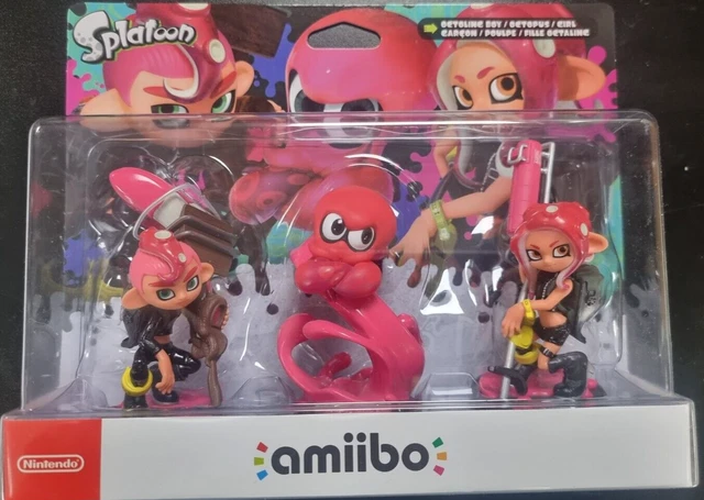 AMIIBO - &OCTOLING Boy/Octopus/Girl" Triple Pack (Splatoon 2) Brand New & Sealed £49.99 ...