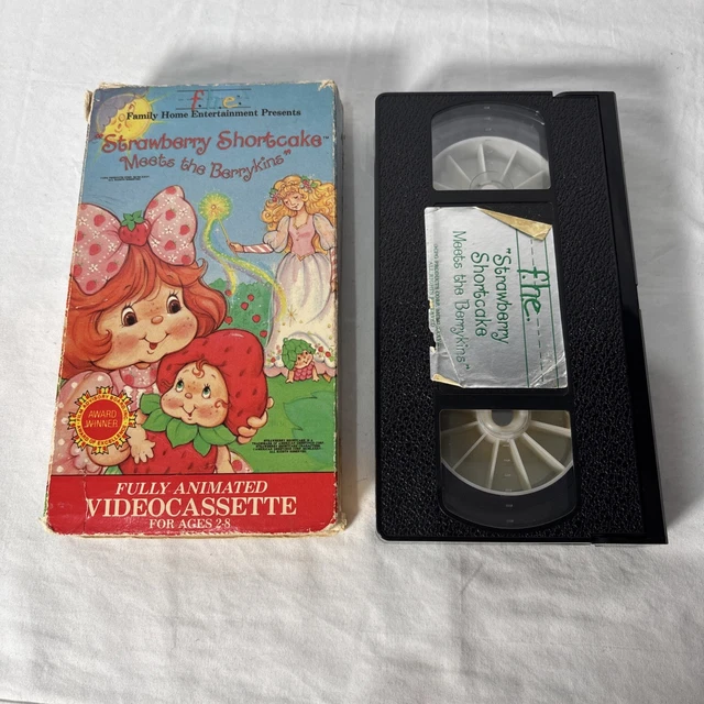 STRAWBERRY SHORTCAKE MEETS The Berrykins, FHE, 1985, VHS 60 Minutes £18 ...