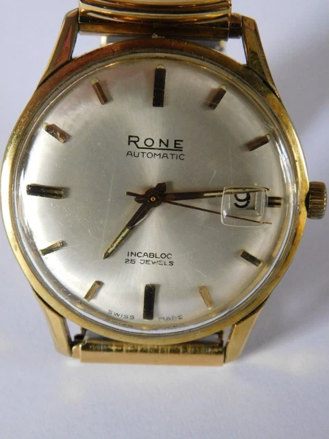 VINTAGE GENTS RONE Automatic Watch £10.00 - PicClick UK