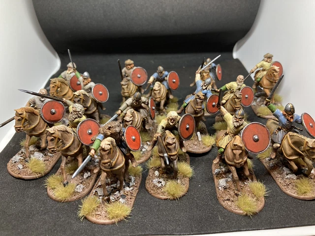 WELL PAINTED 28MM Viking Cavalry Victrix Saga Lotr Dark Age Warriors ...