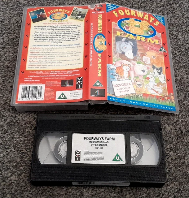 FOURWAYS FARM MOONSTRUCK & Other Stories Channel 4 Pal Vhs Video Kids ...