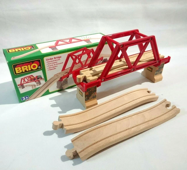 WOODEN RAILWAY TRACK - Genuine BRIO Bridge & Supports Boxed - Thomas ...