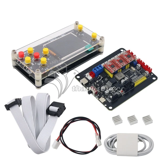 CNC CONTROLLER 3-AXIS GRBL 32bit 4.0 Control Board + 1.8" Offline LCD ...