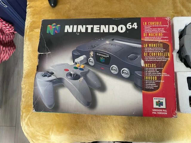 CONSOLE NINTENDO 64 - FR - avec boite - manette - notice - complete 4 ...