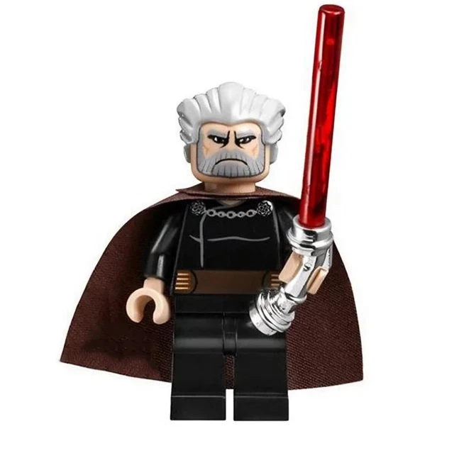 CUSTOM LEGO COUNT Dooku Minifigures Jedi Sith Clone Wars Bundle £9.70 ...