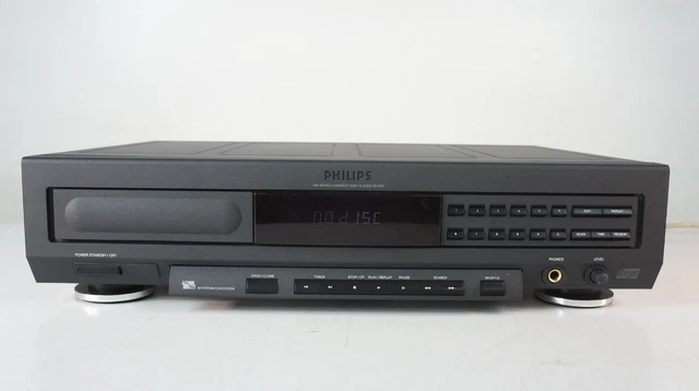 PHILIPS CD 910 CD Player gecheckt ohne Fernbedienung Compact Disc 10er ...