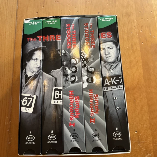 THE THREE STOOGES Collector Series 5 Pack VHS Set £9.12 - PicClick UK