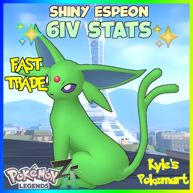6IV SHINY ESPEON Pokemon Legends ZA (Legends Z-A) $6.98 - PicClick CA