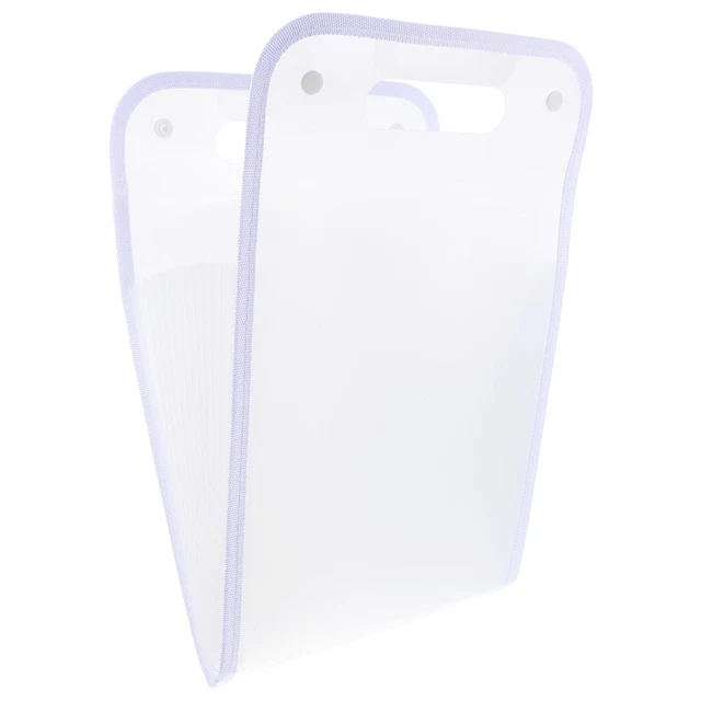 ACCORDING FILE FOLDER Organizer Plastic Storage Box Document Accordion ...