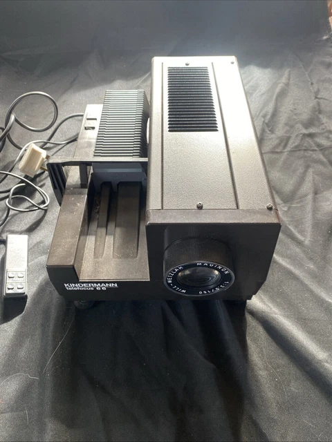 KINDERMANN 6X6 SLIDE Projector 1050 Automatic Working tested - 5977 £60 ...