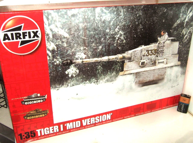 AIRFIX A1359 GERMAN Army Tiger 1 , Mid Version Model Kit in 1:35 Scale ...