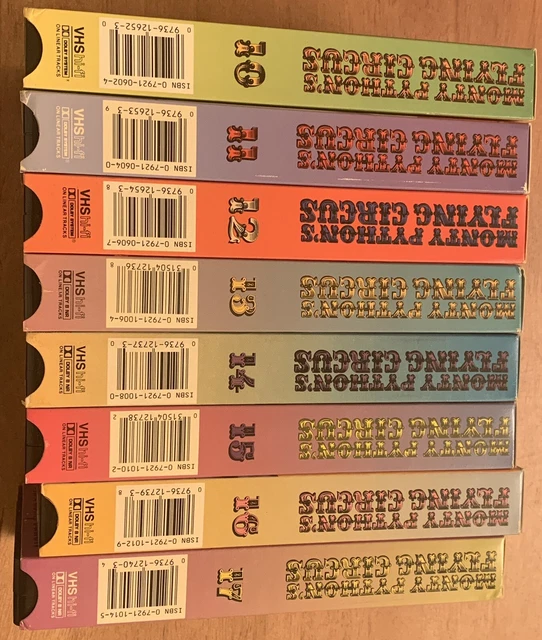 Monty Pythons Flying Circus Vhs Volumes 10 17 Set £23 15 Picclick Uk