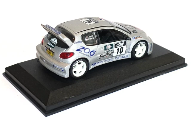 PEUGEOT 206 WRC Tour De Corse 2000 - Panizzi/Panizzi - 1:43 - Con Teca ...