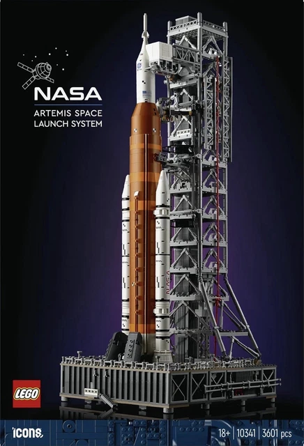 LEGO ICONS NASA Artemis Space Launch System Set Model Kit 3601pcs Lego ...