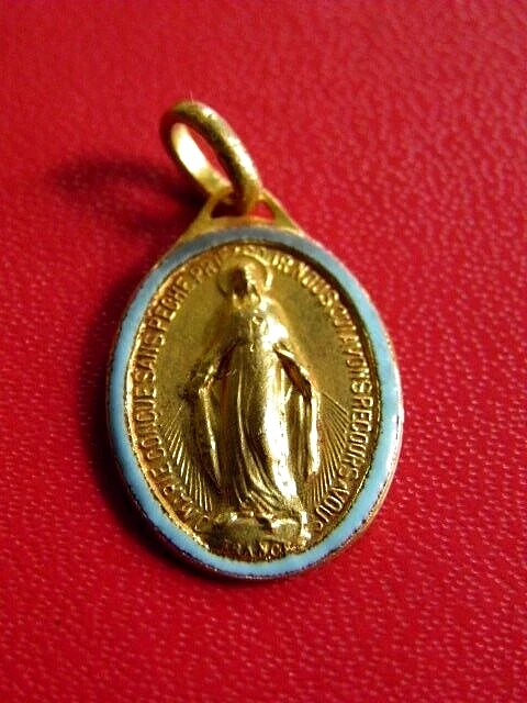 MEDAILLE MIRACULEUSE DE Sainte-Catherine Laboure Creee En 1830. Metal ...