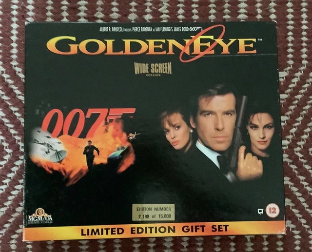 GOLDENEYE JAMES BOND - VHS Video UK PAL Widescreen Limited Edition Box ...