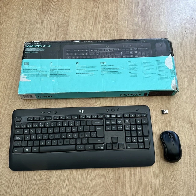 UNIFYING LOGITECH LOGI MK540 Advanced Wireless Spanish Keyboard & M175 ...
