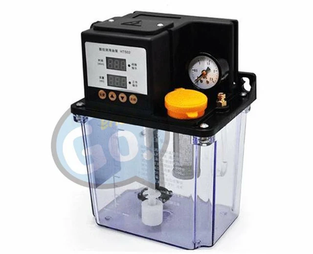 NUOVO 1L 220V doppio display digitale pompa CNC olio lubrificante ...