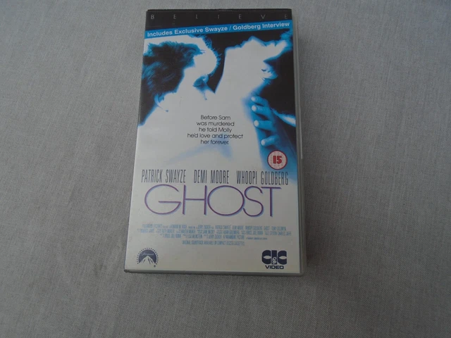 GHOST - VHS - Demi Moore / Patrick Swayze / Whoopi Goldberg £6.49 ...