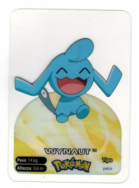 FIGURINA LAMINCARDS EDIBAS POKEMON numero 360 WYNAUT EUR 1,30 - PicClick IT