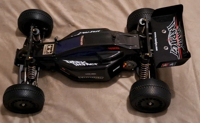 TAMIYA DARK IMPACT DF-03 Rc Car Fully Built £59.99 - PicClick UK