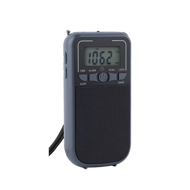PORTABLE DIGITAL DISPLAY AM/FM/SW Full-band Radio W/Speaker&3.5mHeadset ...