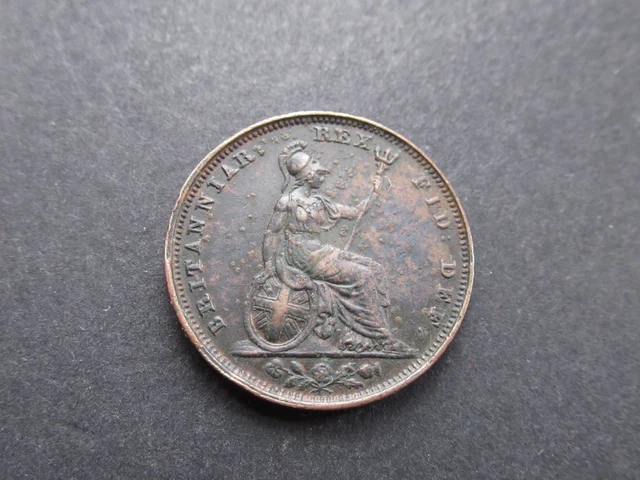 1826 GEORGE IV Copper Farthing Coin Nice Collectable Condition £21.50 ...