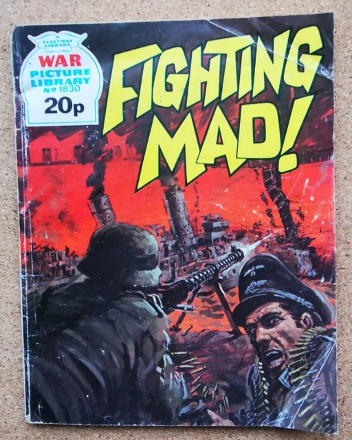 FLEETWAY WAR PICTURE Library Comic No 1830 FIGHTING MAD £2.00 - PicClick UK