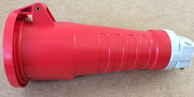 63A 4 PIN 415V 3 Phase 3P+E IP44 IP67 CeeForm Commando Cable Lewden ...