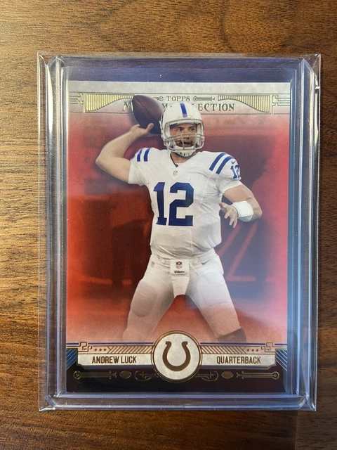 2014 TOPPS MUSEUM Collection rouge rubis /50 Andrew Luck #61 EUR 6,65 ...