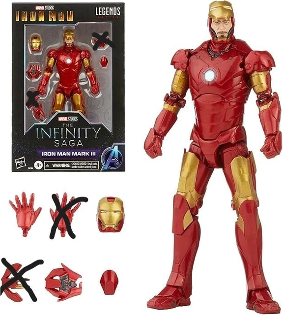 HASBRO MARVEL LEGENDS The Infinity Saga Iron Man Mark 3 III Action ...