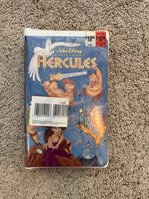 HERCULES VHS - A Walt Disney Masterpiece Clamshell - Brand New Sealed £ ...