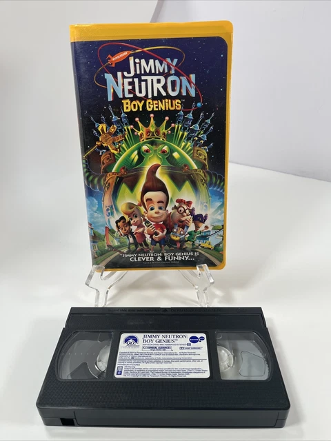 JIMMY NEUTRON BOY Genius VHS VCR Video Tape Used Clamshell Animation ...