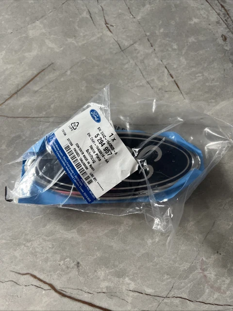 GENUINE FORD TRANSIT Mk8 Mk9 Custom Rear Ford Oval Emblem Blue 2014 ...