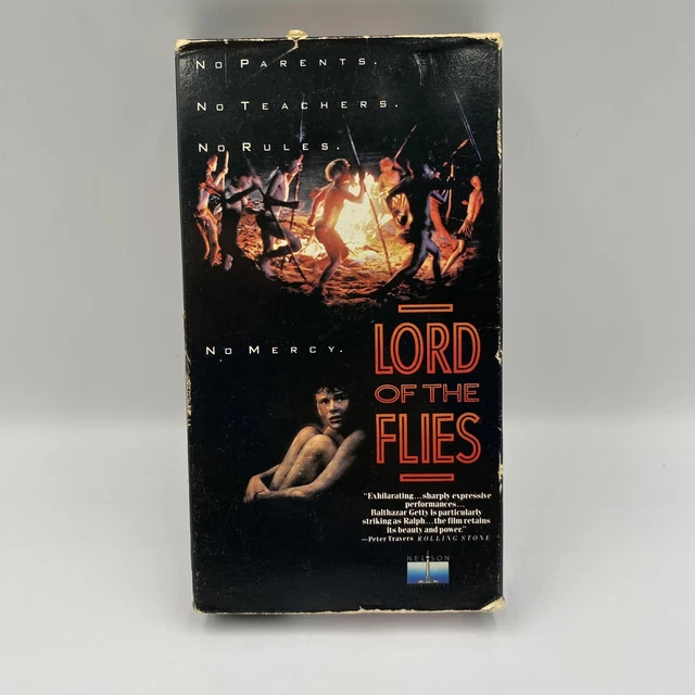 VINTAGE LORD OF The Flies VHS Tape 1990 Action Adventure Movie Nelson R ...