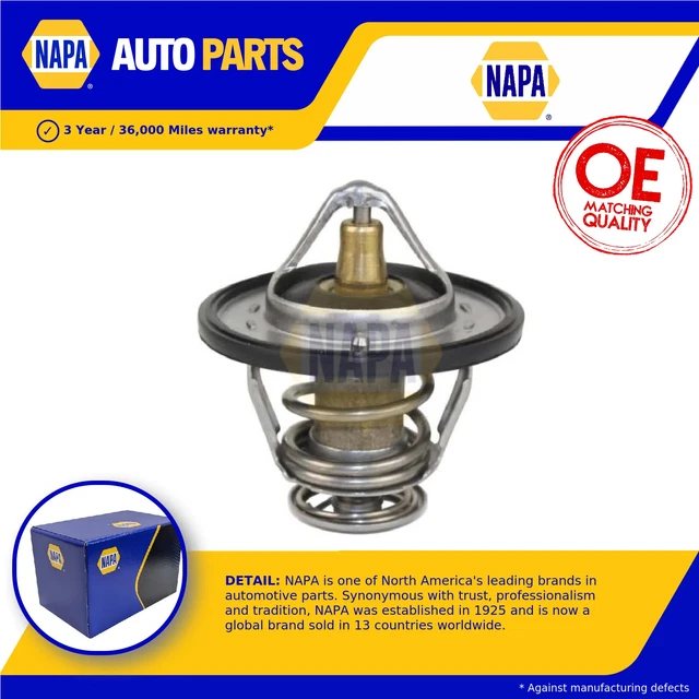 COOLANT THERMOSTAT FITS MITSUBISHI L200 KA4T, KB4T 2.5D 05 to 15 NAPA ...