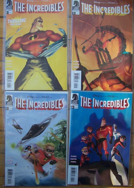 THE INCREDIBLES MAGAZINE #1-#2-#3-#4 Disney Pixar Film $8. Each Free ...