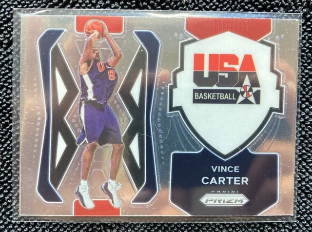2021-22 PANINI PRIZM Basketball Vince Carter Team USA Basketball Insert ...