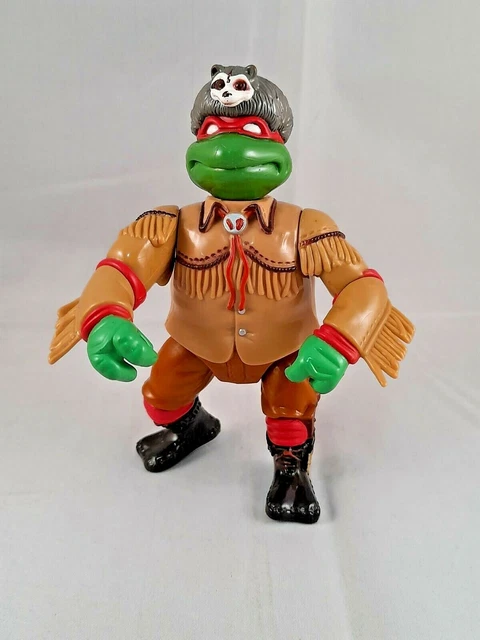 TMNT SEWER SCOUT Raph 1992 Wacky Wild West Mutant Ninja Turtles Figure ...