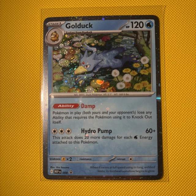 GOLDUCK 008 BLACK Star Promo Mega Evolution Pokemon TCG £8.64 - PicClick UK