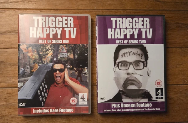 TRIGGER HAPPY TV - Best Of Series 1 & Best of Series 2 - DVD - Dom Joly ...