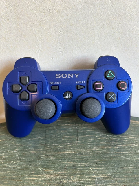 CONTROLLER UFFICIALE SONY Playstation 3 PS3 Dualshock wireless blu EUR ...