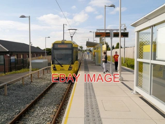 PHOTO METROLINK Tram 3060 Leaving The Newbold Tram Stop/Station On Its ...